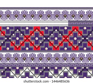 Printable High Resolution Border Design Pattern Stock Illustration ...