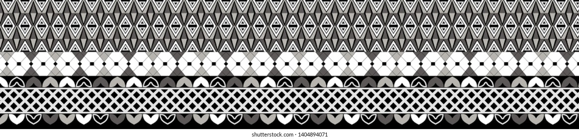 Printable High Resolution Geometric Border Design 스톡 일러스트 1404894071 ...