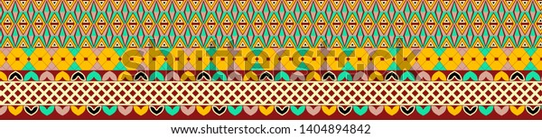 Printable High Resolution Geometric Border Design Stock Illustration ...