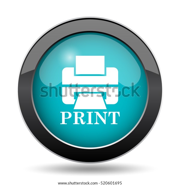 Printer Word Print Icon Printer Word Stock Illustration 520601695 ...