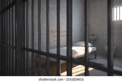 Prison Cell Light Window3d Rendering Stock Illustration 2161824615 ...
