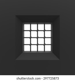 Prison Cell Window Grill Stock Illustration 298221488