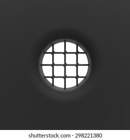 Prison Cell Window Grill Stock Illustration 297725897