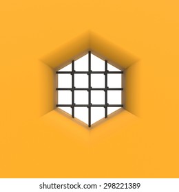 Prison Cell Window Grill 스톡 일러스트 298221389 | Shutterstock