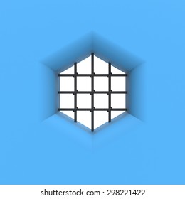 Prison Cell Window Grill Stock Illustration 298221440 | Shutterstock