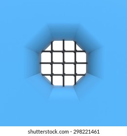 Prison Cell Window Grill Stock Illustration 298221461 | Shutterstock