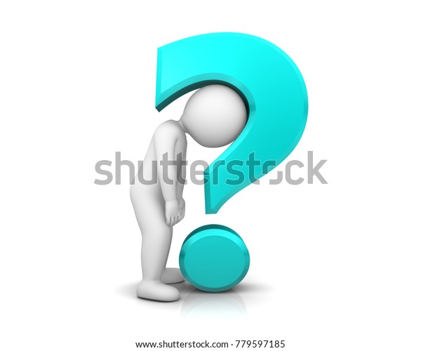 「Problems Questions Sad Man Question Mark」のイラスト素材 779597185 | Shutterstock