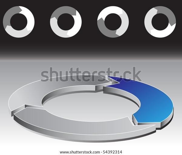 Process Arrow Chart Stock Illustration 54392314 Process Arrow Chart Stock Illustration 54392314