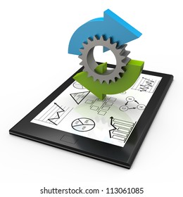 Process Charts Concept: ilustrações stock 113061085 | Shutterstock
