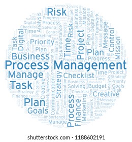 Process Management Word Cloud Made Text Stock Illustration 1188602191 ...