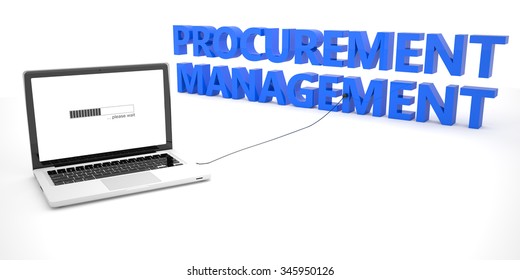 Procurement Management Laptop Notebook Computer Connected Stock ...