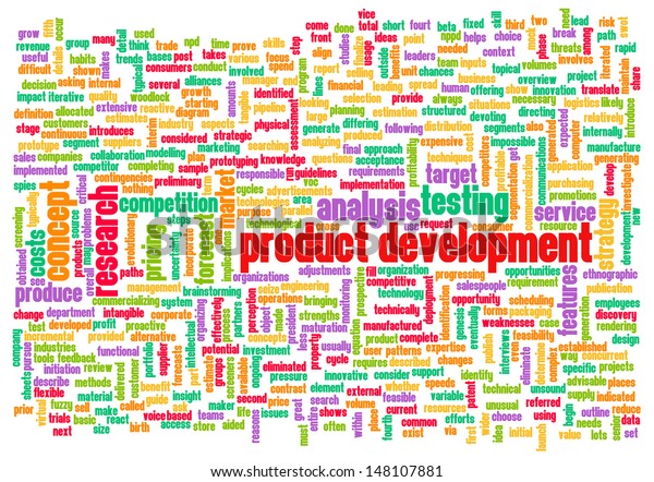 Product Development Step Phase Concept Stock Illustration 148107881