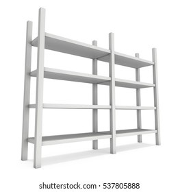 Product Display Rack 3d Render Isolated Stock Illustration 537805888