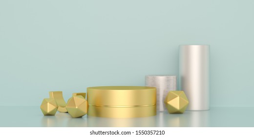 Product Stage Abstract 3d Rendering Scene Stock Illustration 1550357210 ...