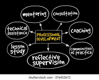 Professional Development Mind Map Business Concept: เวกเตอร์สต็อก (ปลอด ...