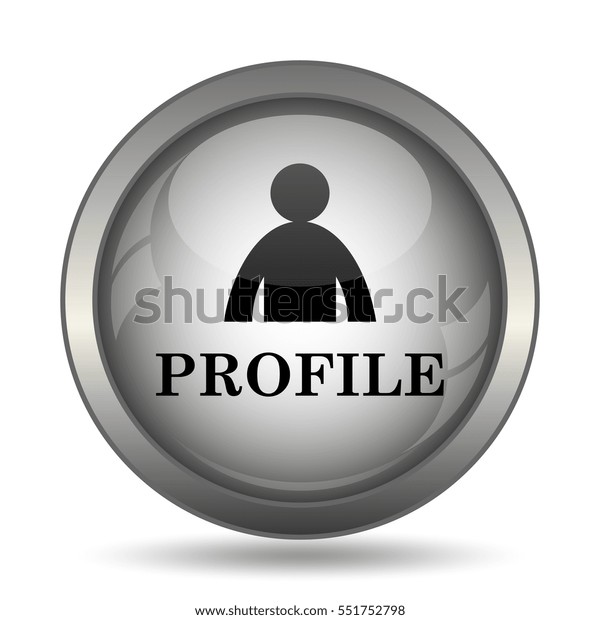 Profile Icon Black Website Button On Stock Illustration 551752798 ...