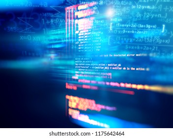 Programming Code Abstract Technology Background Software Stock ...