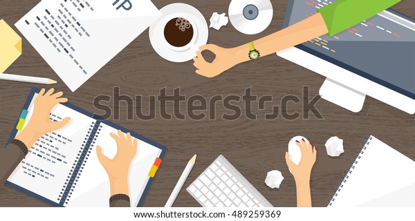 Programming Coding Backgroundflat Designprogram Source Codesoftware