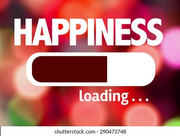 Progress Bar Loading Text Happiness Stock Illustration 290473748 ...