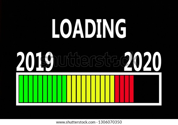 Progress Bar Showing Loading 2020 Drawn Stock Illustration 1306070350 ...