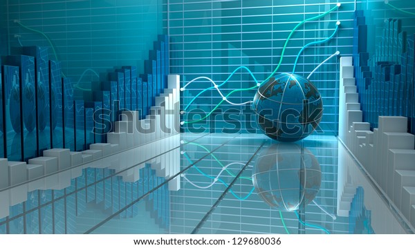 Progress Business Abstract Background Stock Illustration 129680036 ...