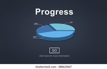 Progress Development Improvement Advancement Concept Stock Illustration ...