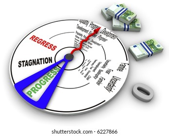 Progress Money 3d Stock Illustration 6227866 | Shutterstock