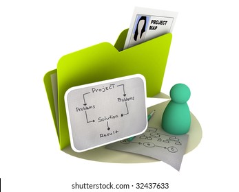 Project Icon Mind Map Stock Illustration 32437633 | Shutterstock