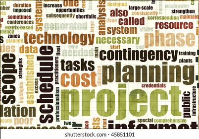 Project Planning Phase Background Stock Illustration 45851101 ...