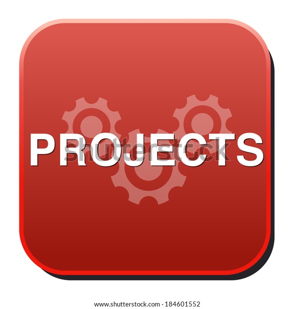 Projects Icon Stock Illustration 184601552 | Shutterstock
