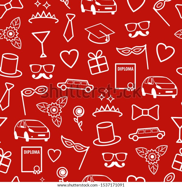Prom Seamless Texture Decorative Pattern Stock Illustration 1537171091 ...