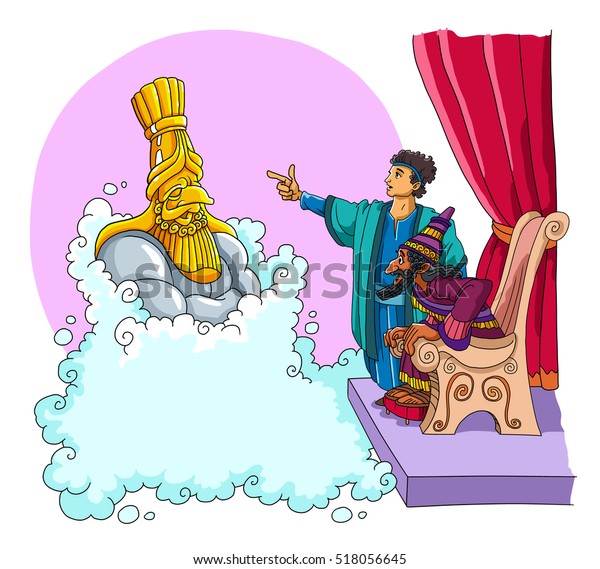 Prophet Daniel Explained King Babylon His Stock Illustration 518056645
