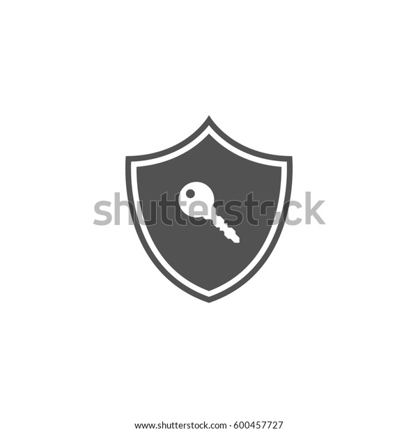 Protected Key Shield Icon: ภาพประกอบสต็อก 600457727 | Shutterstock