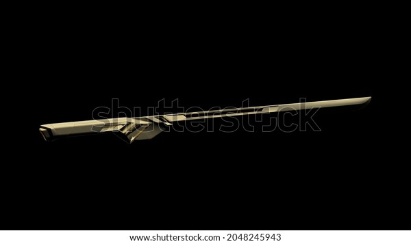 Prototype Sword Science Fiction 3d Render Stock Illustration 2048245943 ...