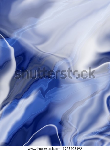 Prussian Blue Deep Abstract Art Concept Stock Illustration 1925403692 ...