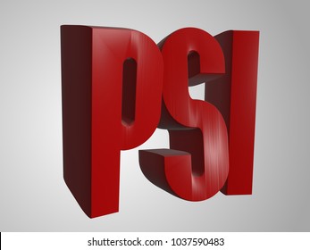 Psi 3d Word Render Stock Illustration 1037590483 | Shutterstock