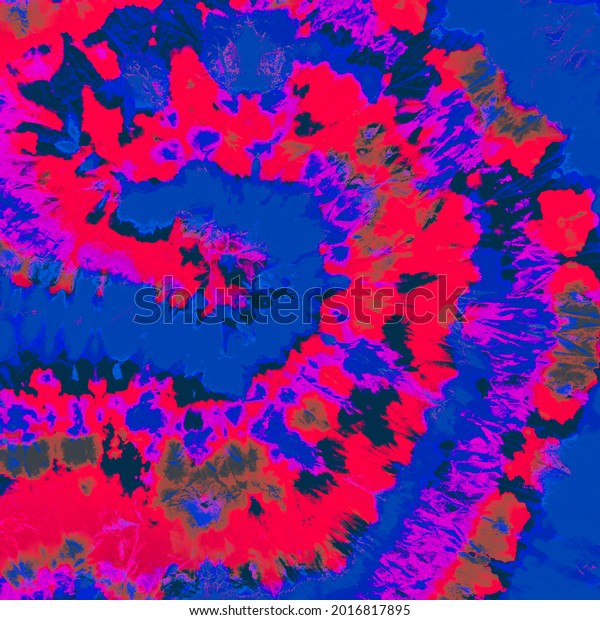 Psychedelic Color Neon Hypno Pattern Spiral Stock Illustration ...