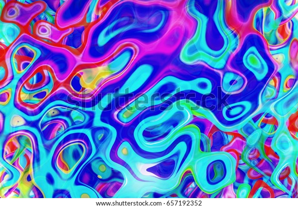 Psychedelic Rainbow Marble Texture Abstract Background Stock ...