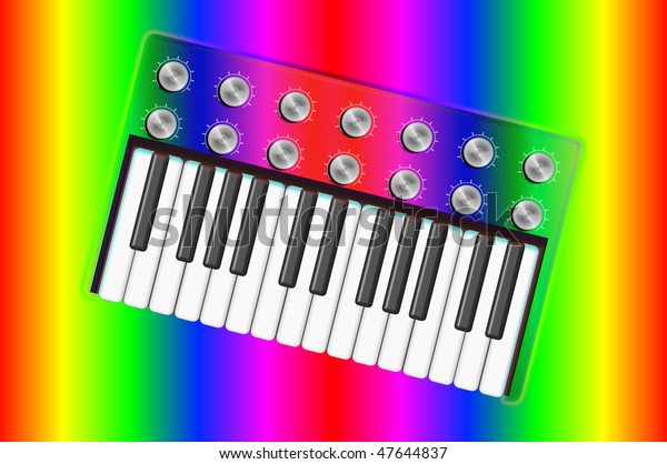 Psychedelic Transparent Synthesizer Stock Illustration 47644837 ...
