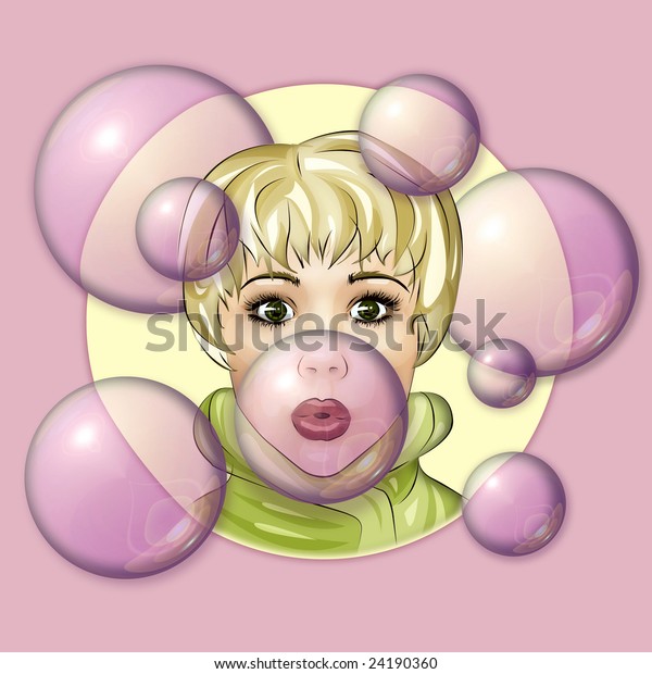 Pucker Face Stock Illustration 24190360