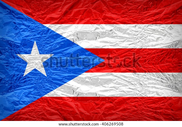 Puerto Rico Flag Pattern Overlay On Stock Illustration 406269508 ...