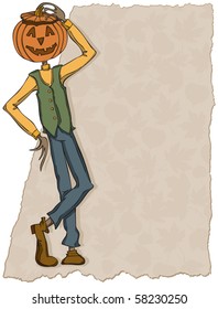 Pumpkin Head Jones Raster Version Stock Illustration 58230250 ...
