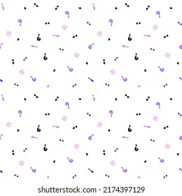 Punctuation Marks Seamless School Pattern Kids Stock Illustration ...