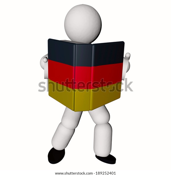 Puppet Book German Flag 3d Render Stock Illustration 189252401 ...