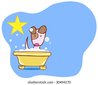 1,227 Dog Bath Drawing Images, Stock Photos & Vectors | Shutterstock