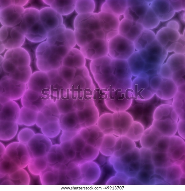 Purple Blue Computer Generated Cells Under Stock Illustration 49913707