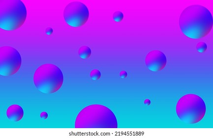 Purple Bubble Gradient Colour Background Stock Illustration 2194551889 ...