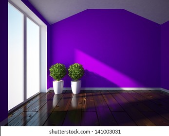 48,800 Empty room purple Images, Stock Photos & Vectors | Shutterstock