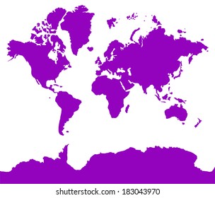 Travel World Colorful Map Poster Vector: เวกเตอร์สต็อก (ปลอดค่า ...