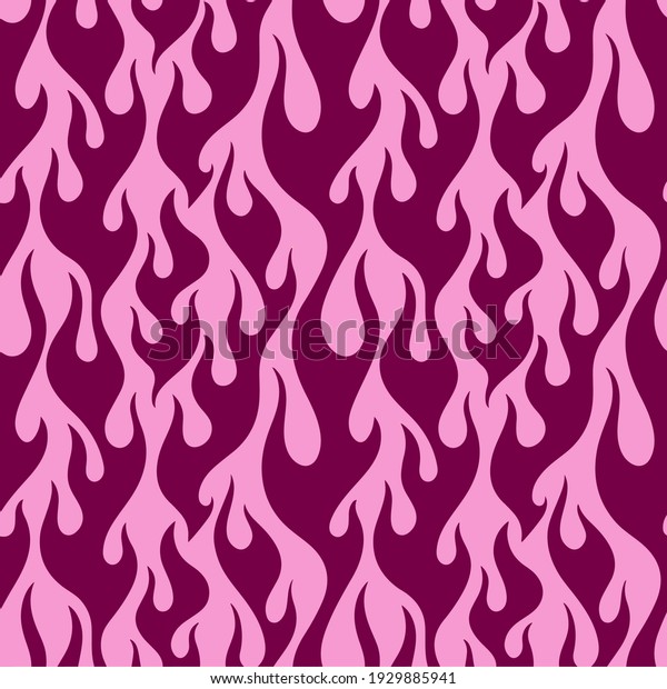 Purple Pink Flame Pattern Stock Illustration 1929885941 | Shutterstock